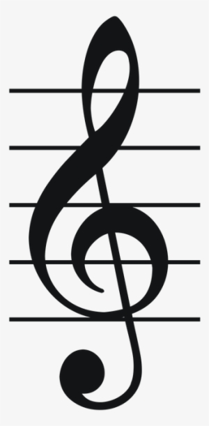 Notice Clipart Please Remember - Octave Treble Clef PNG Image ...
