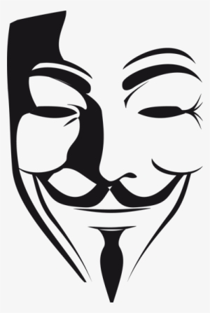 Scream Drawing Anonymous Mask - V For Vendetta Mask PNG Image ...