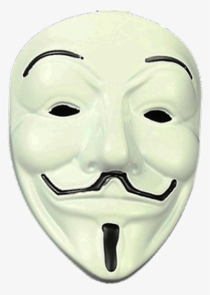 Guy Fawkes Anonymous Plain White Key Chain - Anonymous PNG Image ...