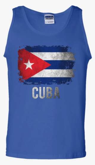 Cuba Flag Shirts Vintage Distressed T-shirt Tank Top - T-shirt PNG ...