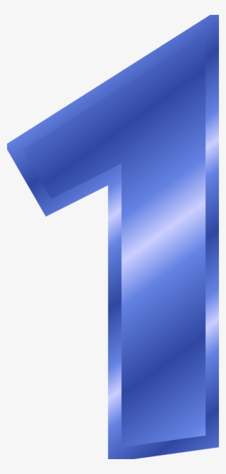 600 X 1257 1 - Number 1 Color Blue PNG Image | Transparent PNG Free ...