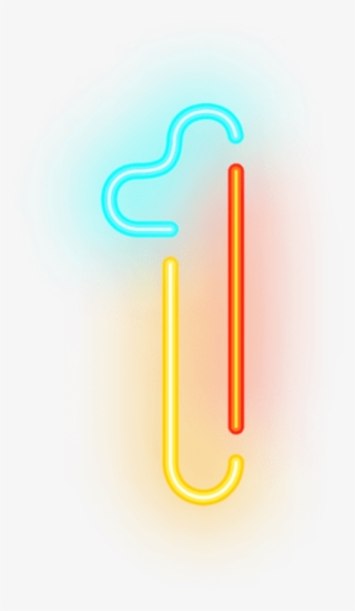 Free Png Download Number One Neon Transparent Clipart - Number PNG ...
