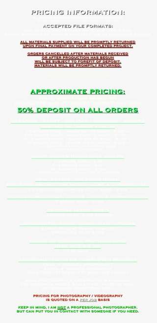 All Pricing Based On Customer Supplied Materials Return - Carmine PNG ...