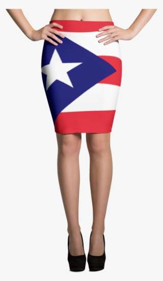 Puerto Rico Flag Pencil Skirt - Geometric Skirts PNG Image ...
