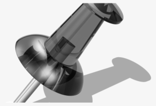 Gray Push Pin - Drawing Pin PNG Image | Transparent PNG Free Download ...
