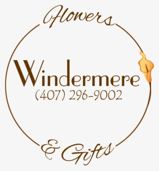 Windermere Flowers & Gifts - Calligraphy PNG Image | Transparent PNG ...