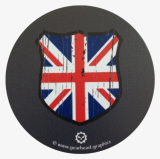 Union Jack British Flag Shield, Coat Of Arms, 3" Magnetic - Uk Flag ...