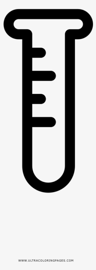 Test Tube Coloring Page - Calligraphy PNG Image | Transparent PNG Free ...