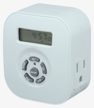 Indoor Weekly Digital Round Timer 2-outlet Grounded - Cuckoo Clock PNG ...