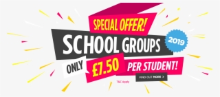 School Groups Special Offer - Graphic Design PNG Image | Transparent ...