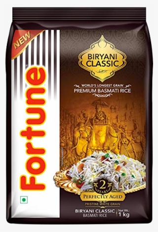 Forutne Rozana 5kg - Fortune Biryani Special Basmati Rice PNG Image ...