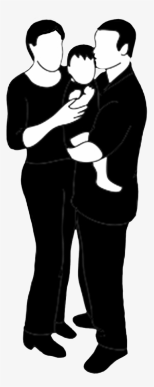 Parents Standing With Child - Standing PNG Image | Transparent PNG Free ...