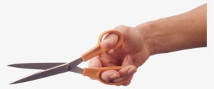 Hand Holding Scissors One - Scissor In Hand Png PNG Image | Transparent ...