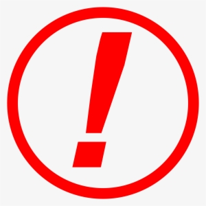 Open - Red Exclamation Point Circle PNG Image | Transparent PNG Free ...