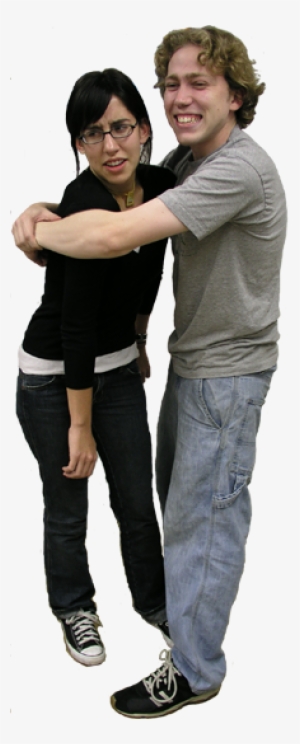 The One Person Refuses To Hug Back Hug - Two People Side Hugging PNG ...