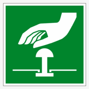 Emergency Stop Button Symbol Sign - Turn Off Gas Cylinder PNG Image ...