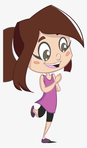 Wide Format, Transparent Background - Cartoon Girl No Background PNG ...