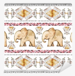 Seamless Pattern, Rim, Border With Watercolor Illustration ...