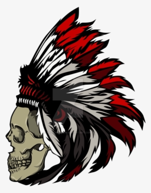 Indian Skull By Ariefdkartun On Deviantart Clip Freeuse - Indian Skull ...