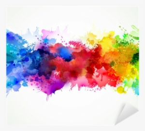 Multicolor Watercolor Splash Background PNG Image | Transparent PNG ...
