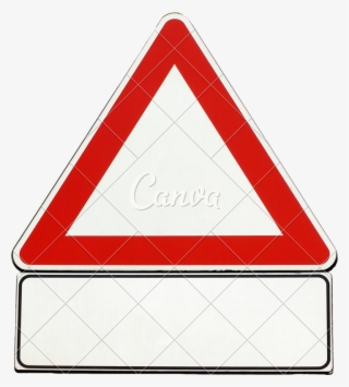 Generic Caution Sign Isolated Photos By Canva - Triangle PNG Image ...