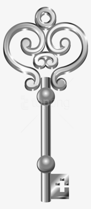 Download Silver Key Clipart Png Photo - Transparent Gold Key Png PNG ...
