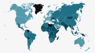 The Map Below Overlays Two Figures Gross National Income - World Wide ...