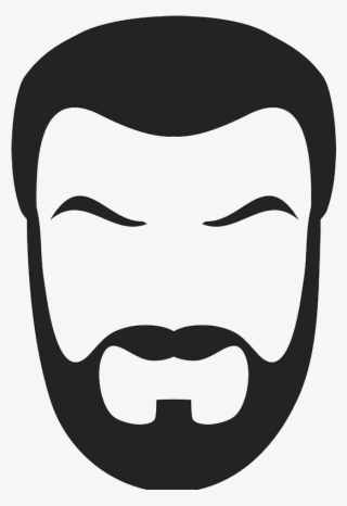 Short Boxed Beard Rubber Stamp - Cartoon Police With Beard PNG Image ...