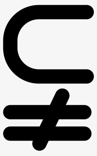 Subset Of Above Not Equal To Symbol Comments PNG Image | Transparent PNG Free Download on SeekPNG