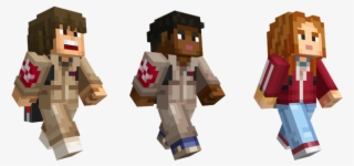 Mojang And Netflix - Mike Stranger Things Minecraft Skin PNG Image ...