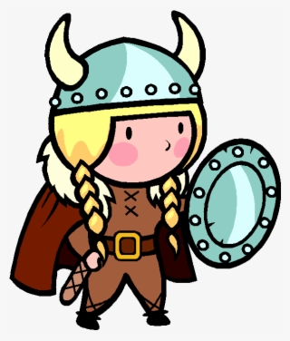 Girl Viking Clip Art