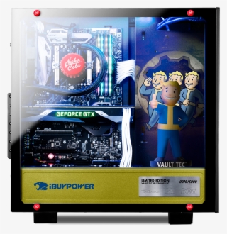 Fallout Themed Gaming Case - Ibuypower PNG Image | Transparent PNG Free ...