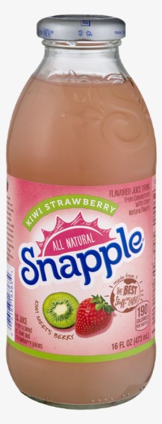 Snapple Kiwi Strawberry, 16 Fl Oz - Plastic Bottle PNG Image ...