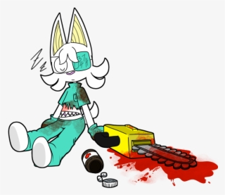 #annie #blood #chainsaw #undead #bat #furry Stay Safe, - Cartoon PNG ...