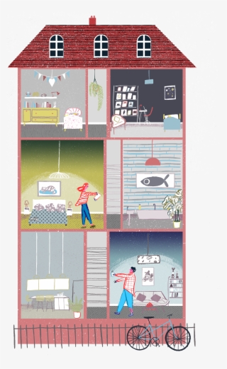 A Massive Zombie House And 9 Spot Illustrations For - House PNG Image ...
