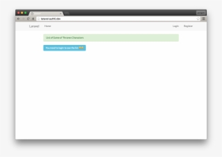 Login Page - Laravel Default Login Page PNG Image | Transparent PNG ...