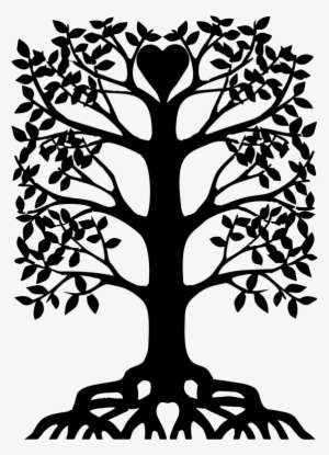 Roots Clipart Tree With Deep Root - Tree With Roots Black And White ...