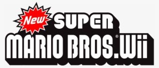 Banner New Super Mario Bros - New Super Mario Bros Wii Logo PNG Image ...