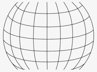 Globe Outline Png - Latitude And Longitude Lines Vector PNG Image ...