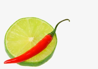 Lime Drink Chili Lemonlime - Pepper And Lemon Png PNG Image ...
