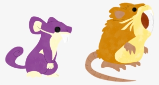 Raticate - Rattata Pokemon PNG Image | Transparent PNG Free Download on ...