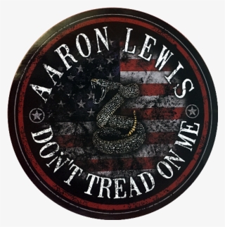 Aaron Lewis Round Don't Tread On Me Sticker - Wall Clock PNG Image ...