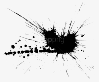 Download Free - Black Paint Splat Png PNG Image | Transparent PNG Free ...