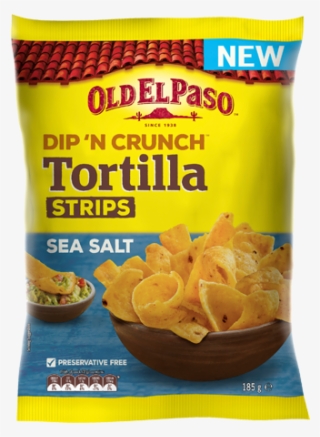 Dip N Crunch™ Tortilla Strips - Tortilla Chips Old El Paso PNG Image ...