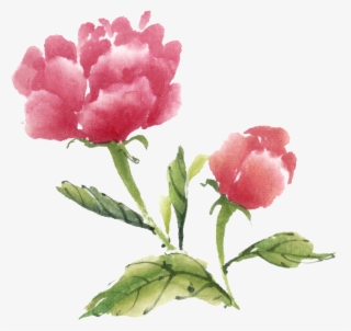 Watercolor Ink Flower Free Png - Watercolor Painting PNG Image ...