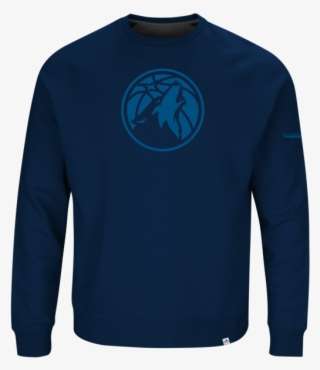 Men's Minnesota Timberwolves Majestic Navy Blue Team - Long-sleeved T ...