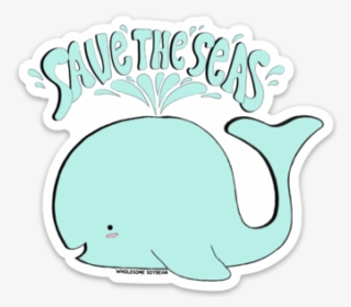 Save The Seas Sticker - Illustration PNG Image | Transparent PNG Free ...