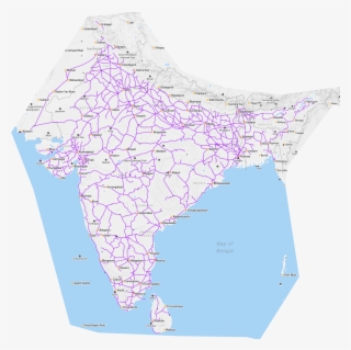 Railways And Airports In India - Full Size India Railway Zone Map PNG ...