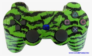Green Tiger Camo Dualshock 3 Ps3 Controller, $79 - Game Controller PNG ...