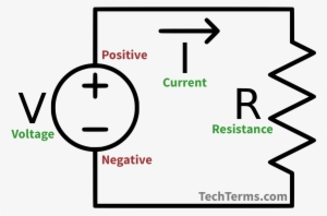 Circuit Diagram With Current Flowing From Positive - Electronic Circuit ...